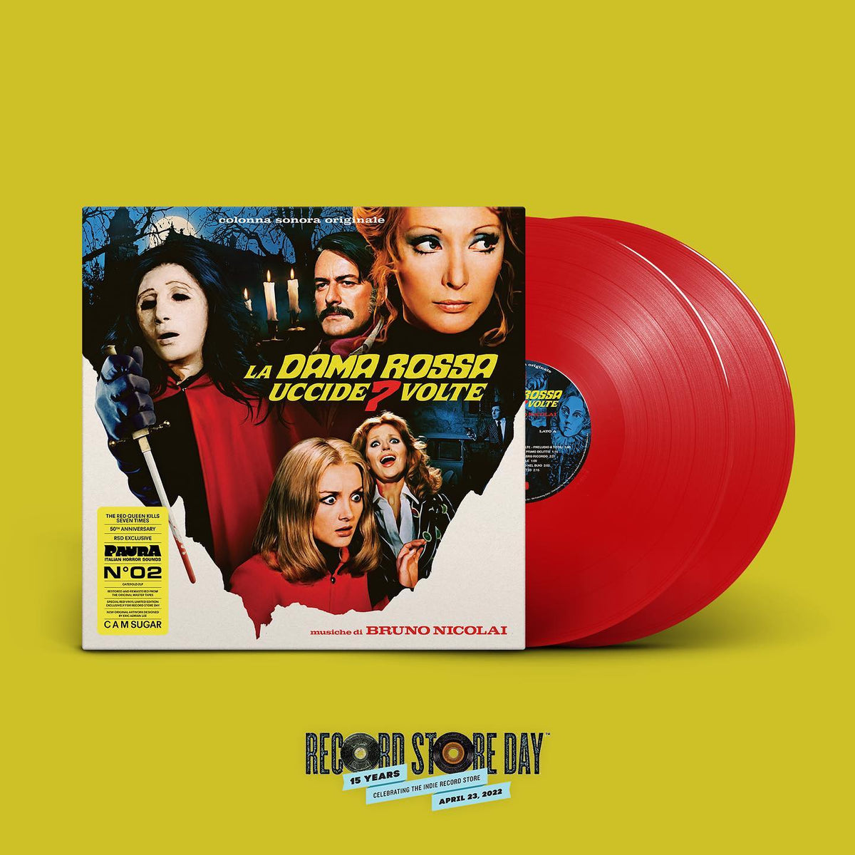 Bruno Nicolai - La Dama Rossa Uccide 7 Volte OST 2LP – Tangled Parrot