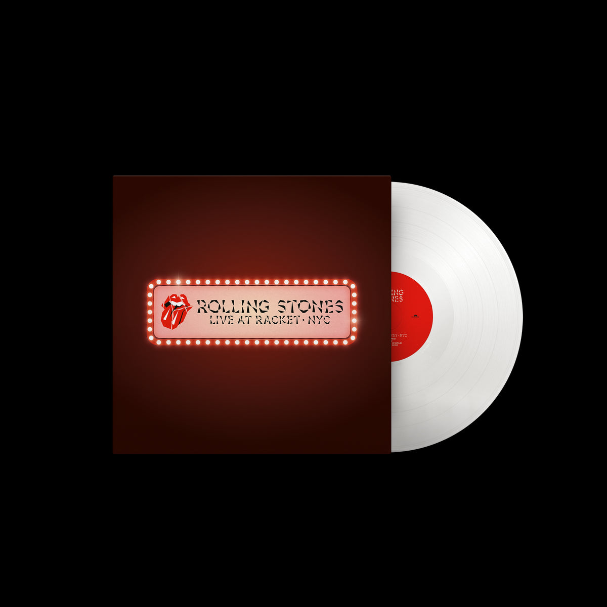 The Rolling Stones - Live At Racket, NYC - 1 LP - Solid White Vinyl [R ...